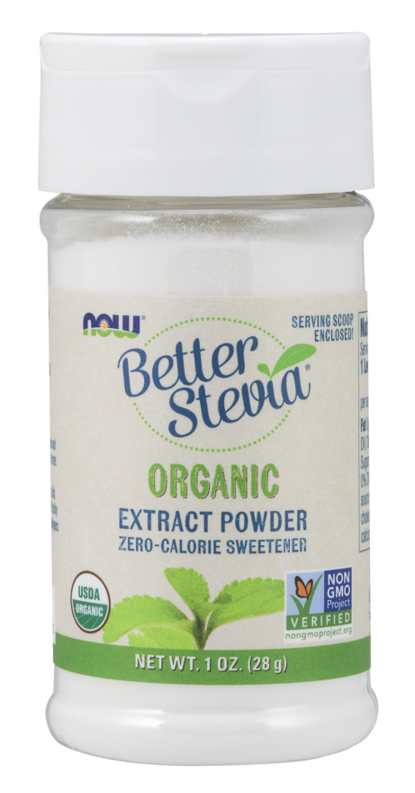 NOW STEVIA WHITE EXTRACT POWDER 28 grams – biogo.fr